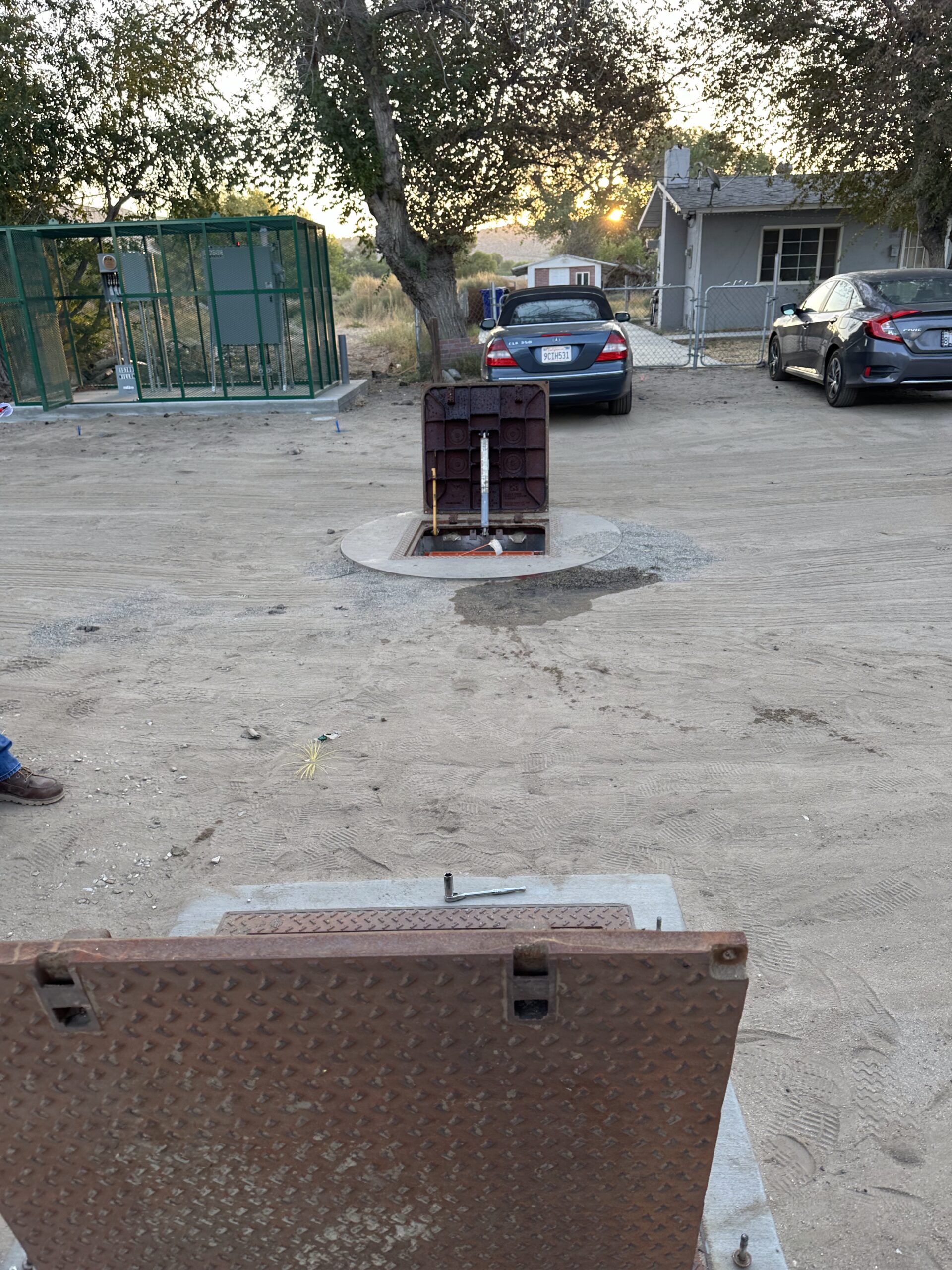 Septic to Sewer Conversion Wastewater Lift Station in Victorville