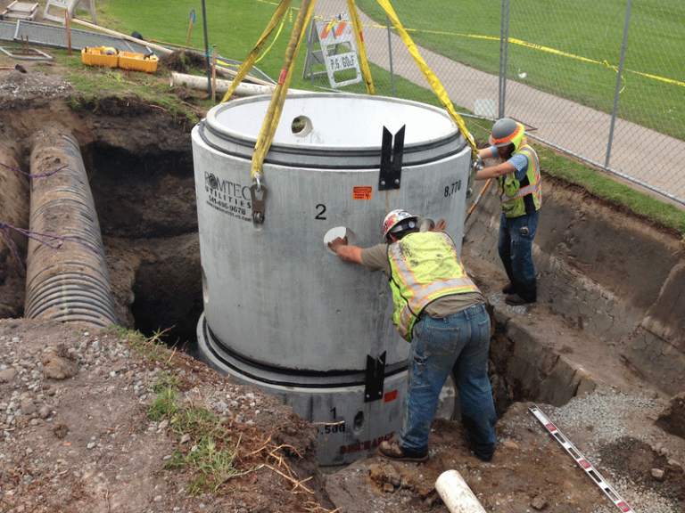Preparing Structural Components Prior to Delivery - Romtec Utilities