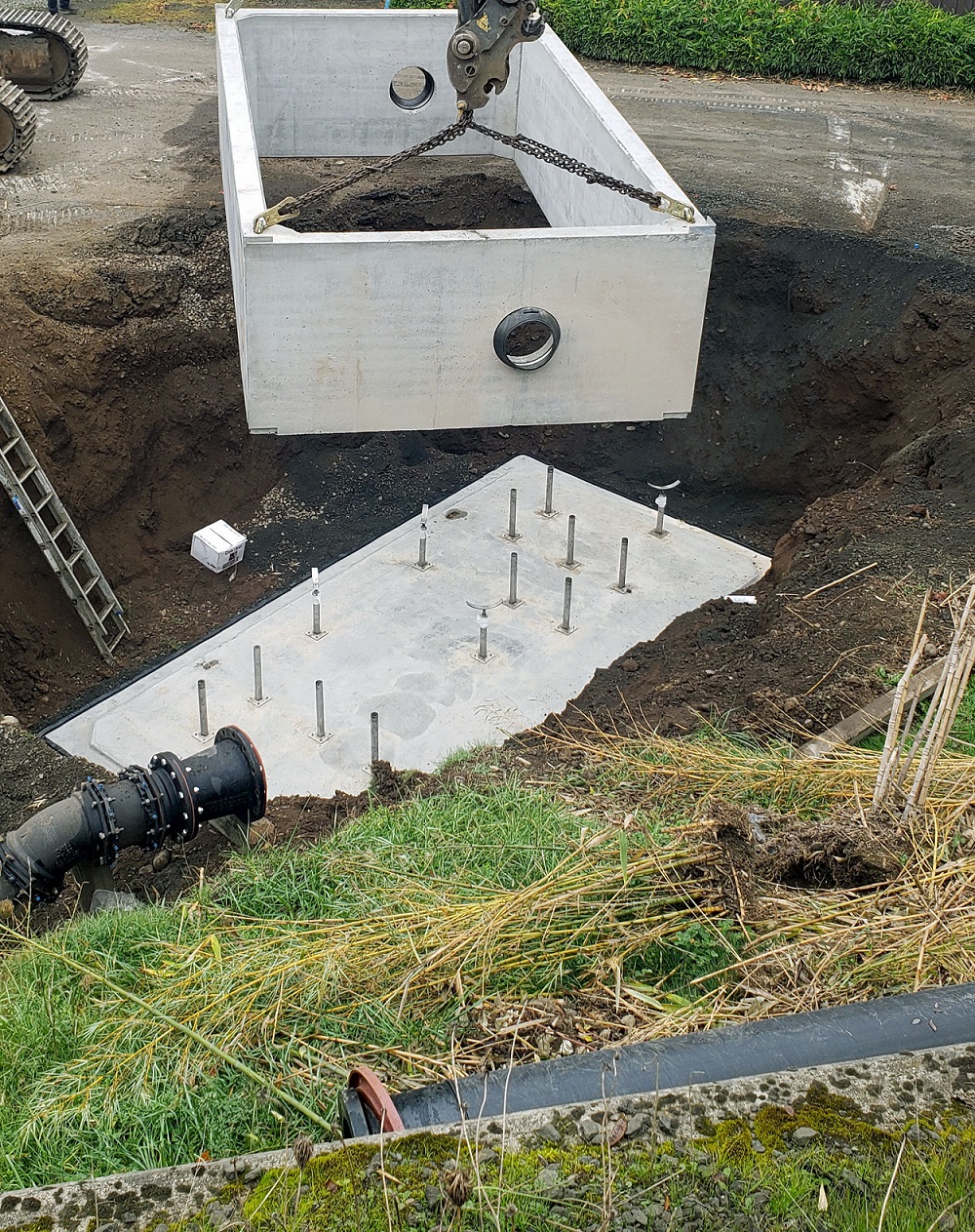 Roseburg Urban Sanitary Authority - Meter Vault & Force Main Vault