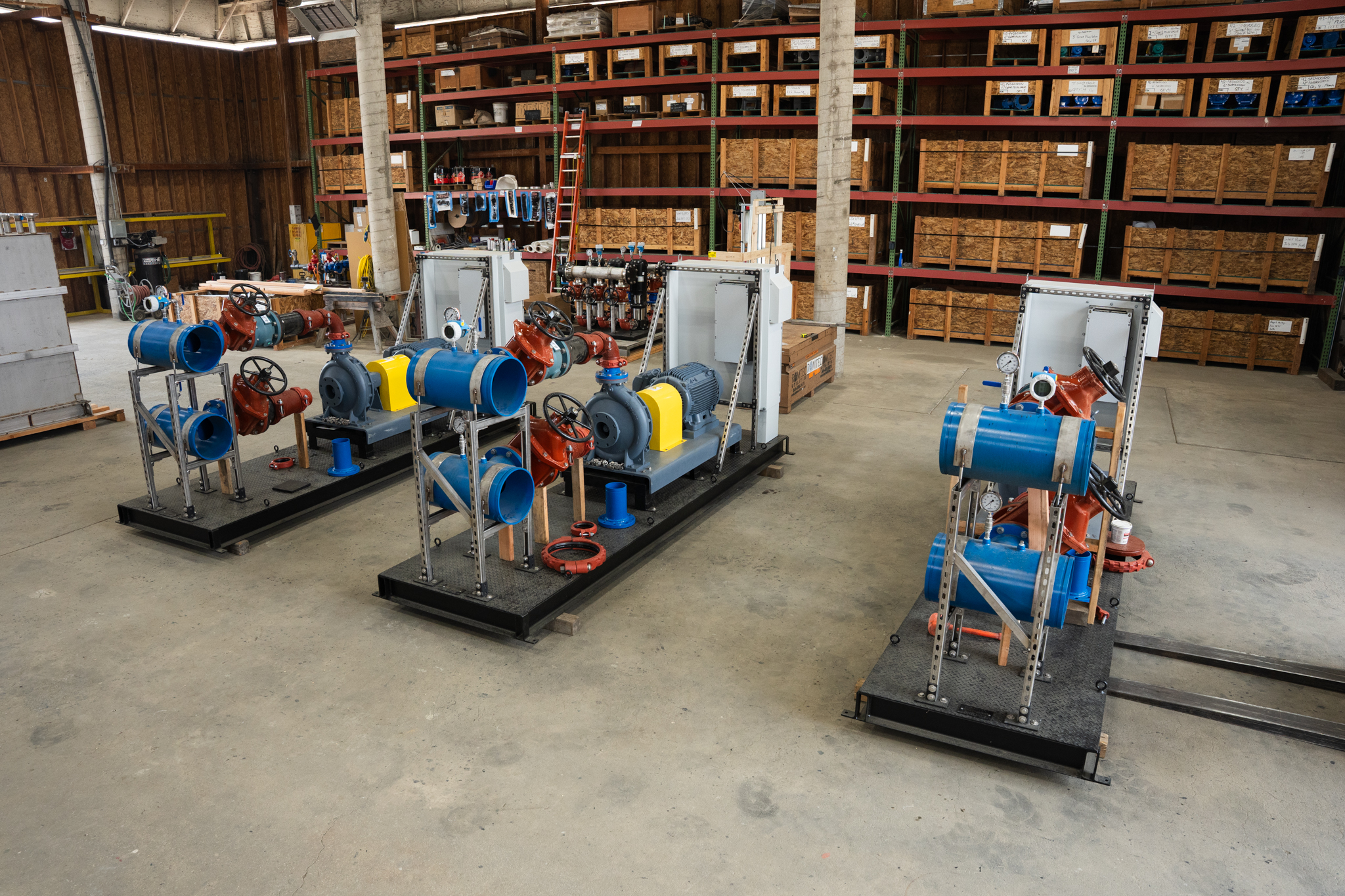 Clean Water Booster Skid in Van Alstyne, Texas