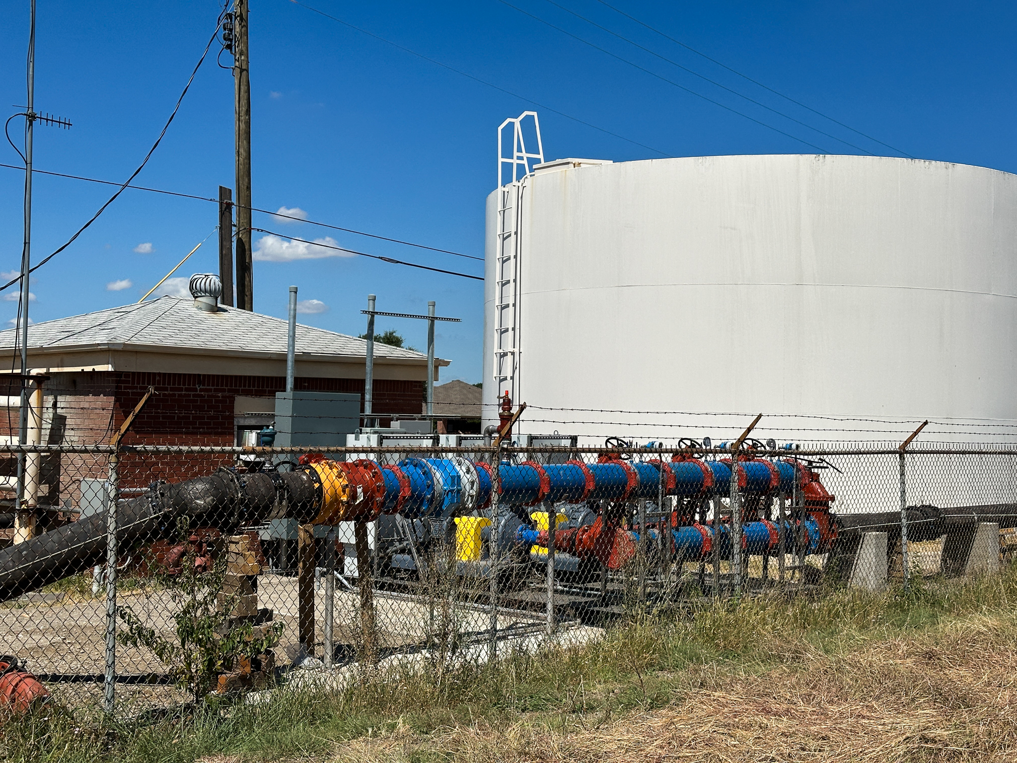 Clean Water Booster Skid in Van Alstyne, Texas