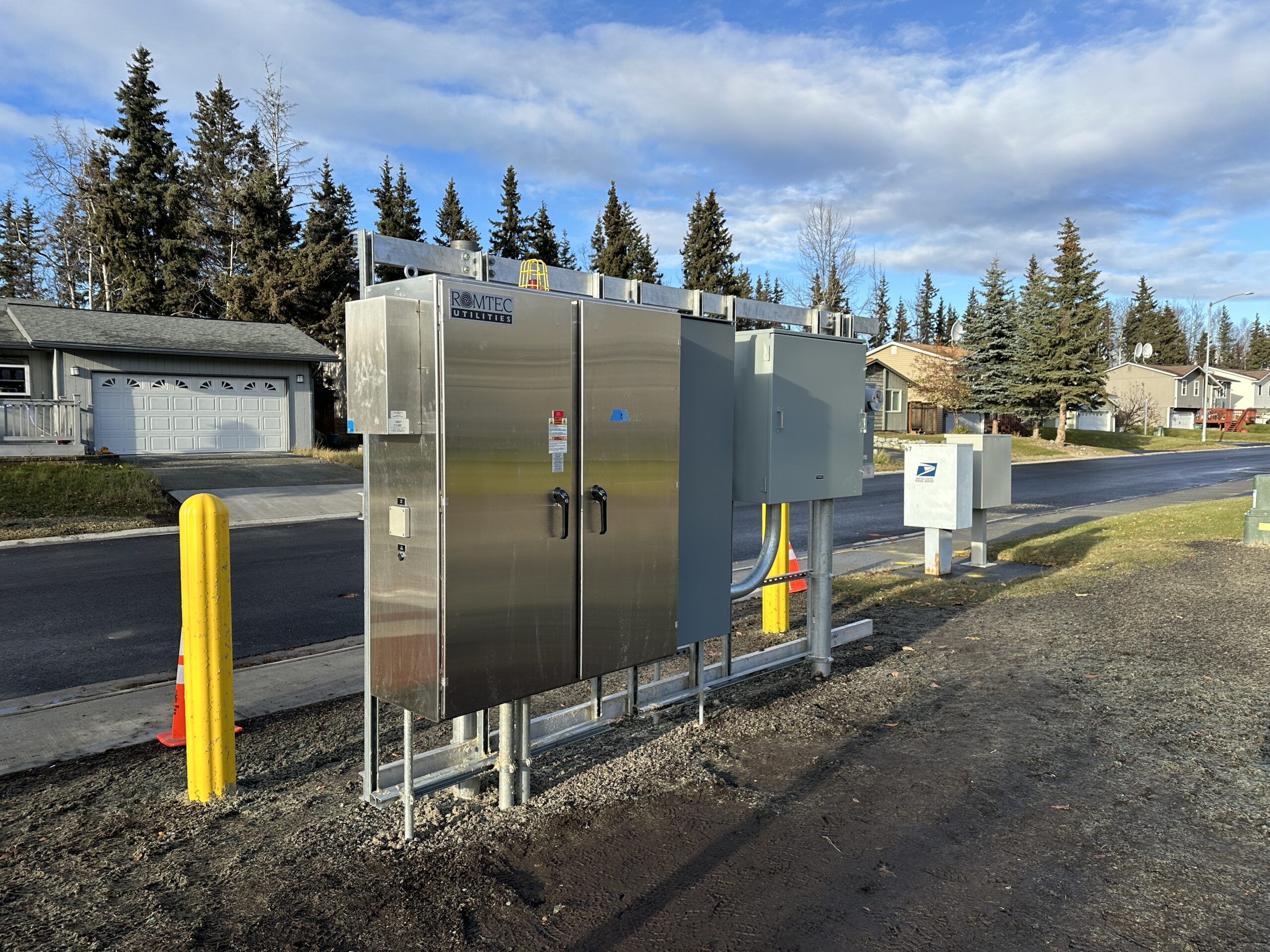 Stepped Down Wet Well Stormwater Station in Anchorage, Alaska