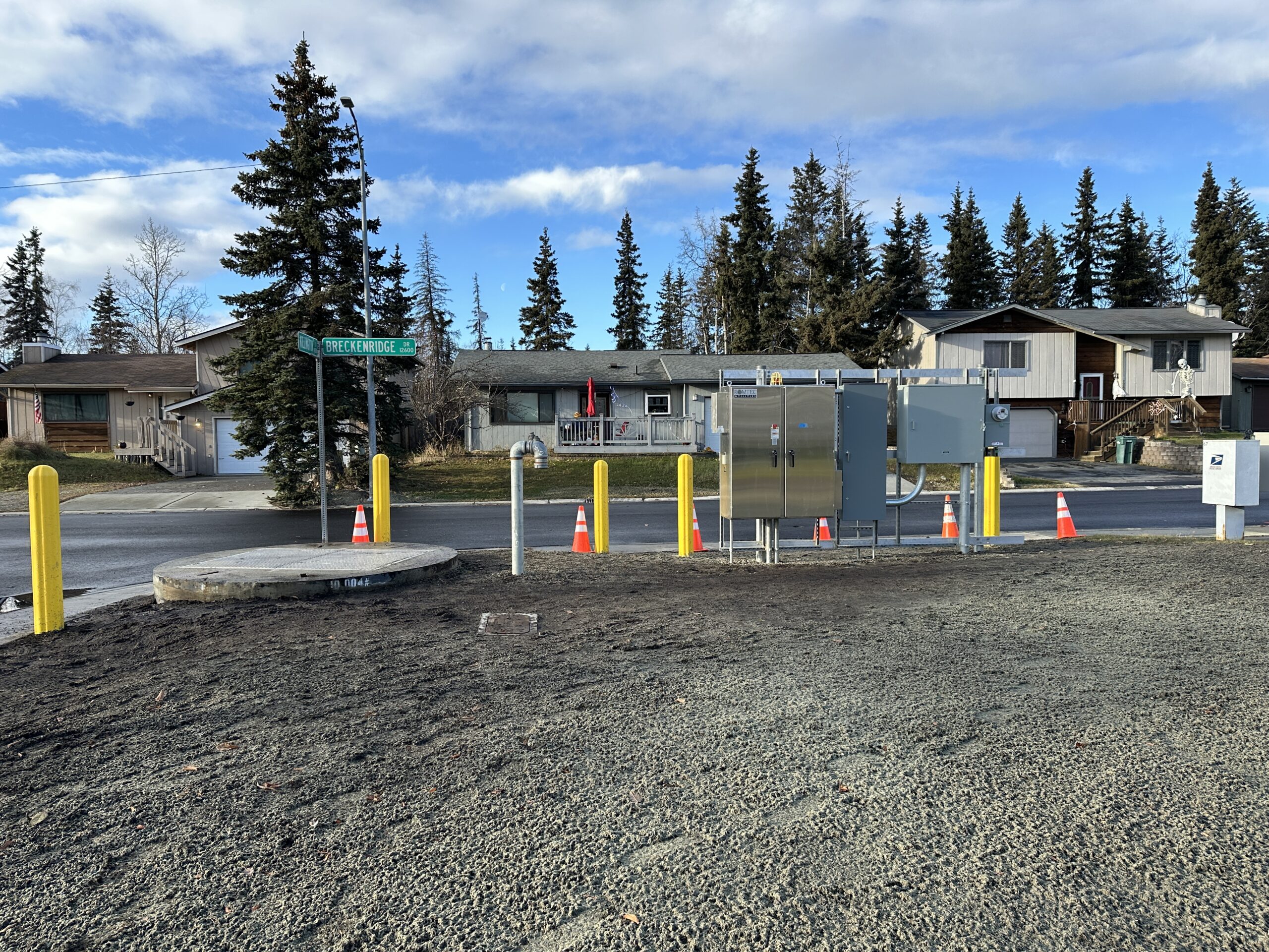 Stepped Down Wet Well Stormwater Station in Anchorage, Alaska